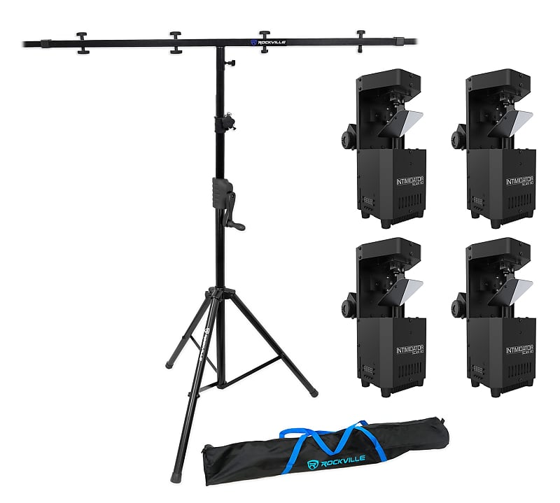 (4) Chauvet Intimidator Scan 110 LED Scanner Lights+Crank Up | Reverb