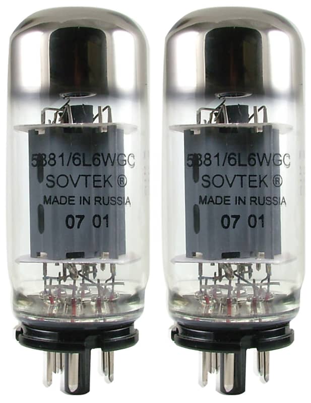 Sovtek Power Vacuum Tube, 5881/6L6WGC, Matched Pair | Reverb