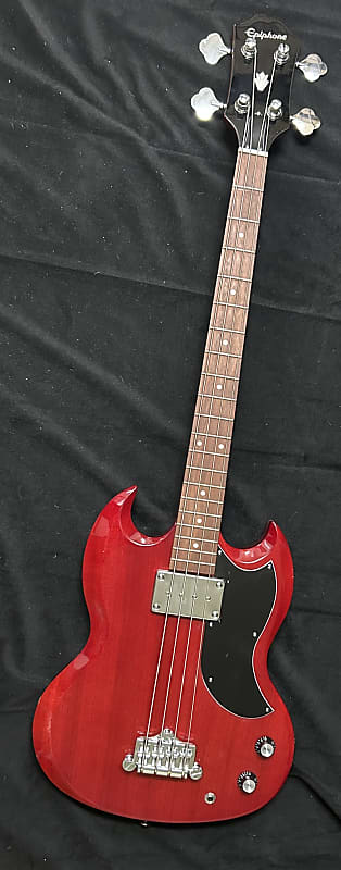 Epiphone SG Bass - Red | Reverb