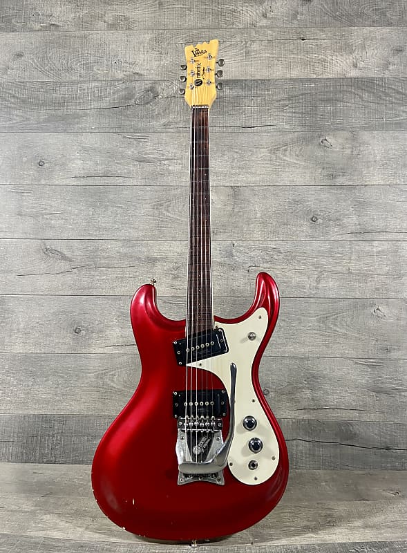 Mosrite Ventures Model 1965 - Candy Apple Red | Reverb