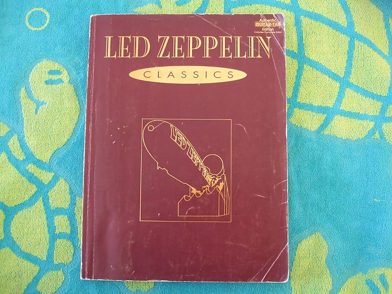 Led Zeppelin CLASSICS Tab Tablature Book Songbook VG | Reverb
