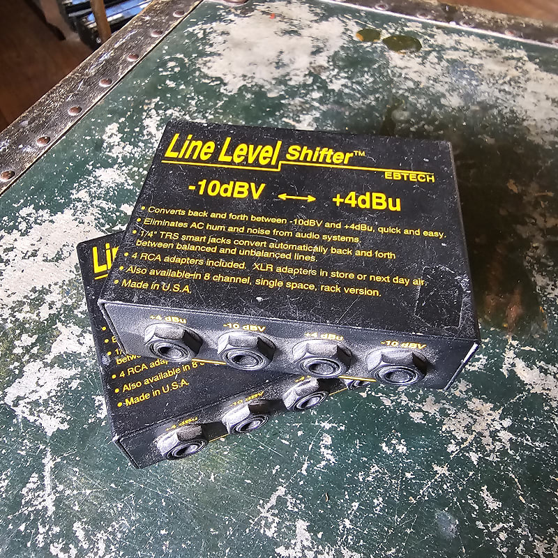 EB Tech line level shifter box lot | Reverb