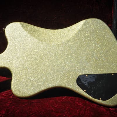 Gibson Custom Shop 1 of 1 Non Reverse FireBird Gold Sparkle | Reverb