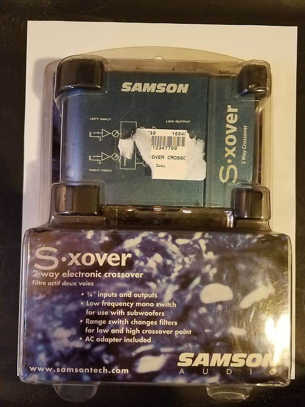 Samson S-xover - Mini Stereo 2-Way Electronic Crossover | Reverb