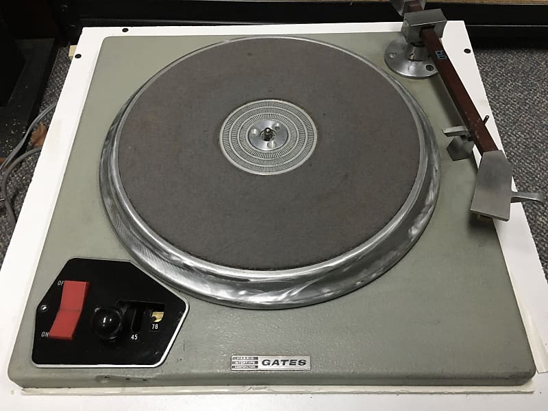 Gates CB-77 Vintage Transcription Turntable 1960's | Reverb