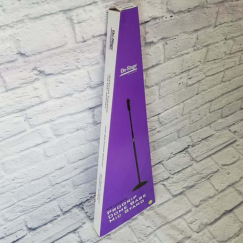 On Stage Pro-Grip Dome Base Mic Stand | Reverb