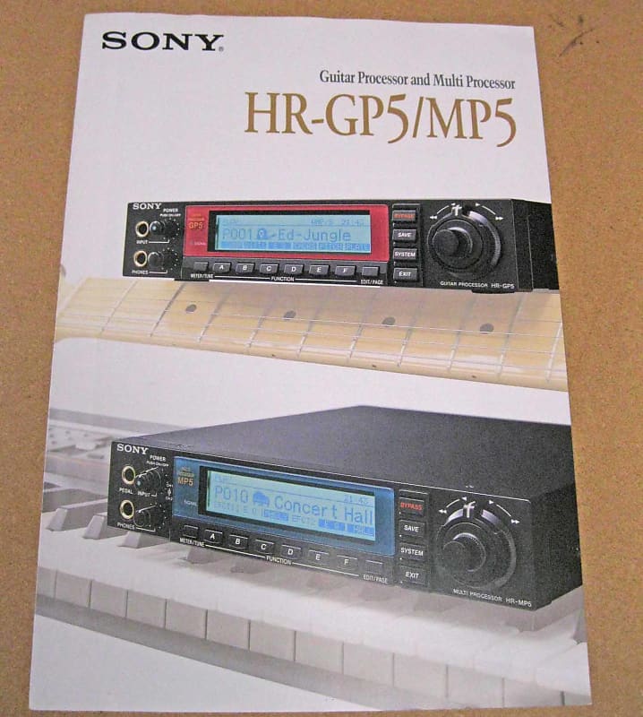 Sony HR-GP5/MP5 Brochure | Reverb