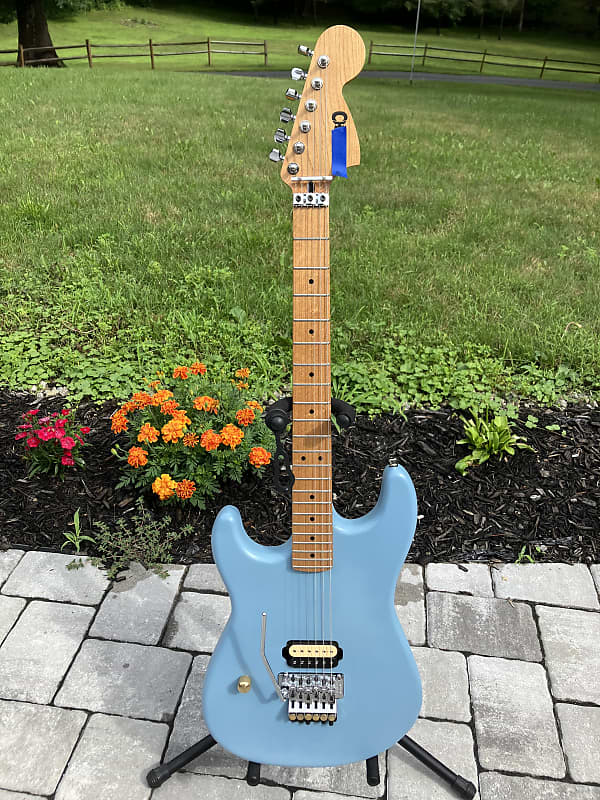 Left handed custom super Stratocaster floyd Rose Dimarzio | Reverb