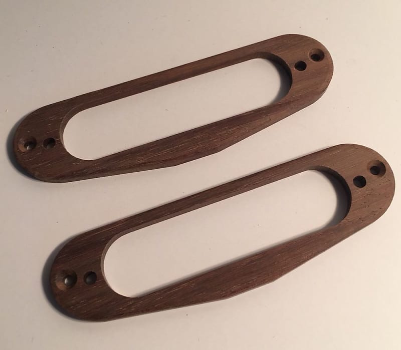 Guilford Asain Flamewood Single Coil Pickup Rings - Set of 2 | Reverb