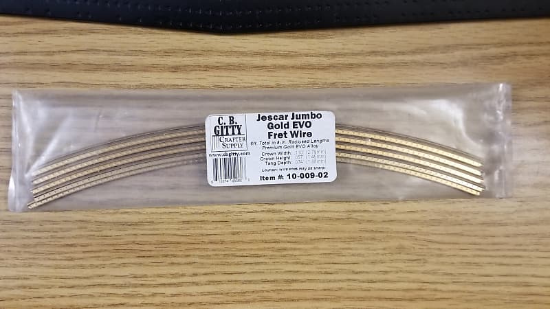 Jescar EVO Fret Wire Gold | Reverb
