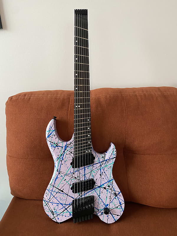 Kiesel Vader 7 String Multiscale 2024 - Lavender Splatter | Reverb