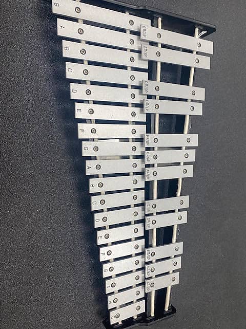 Pearl bells xylophone 2000s - Silver / Black | Reverb