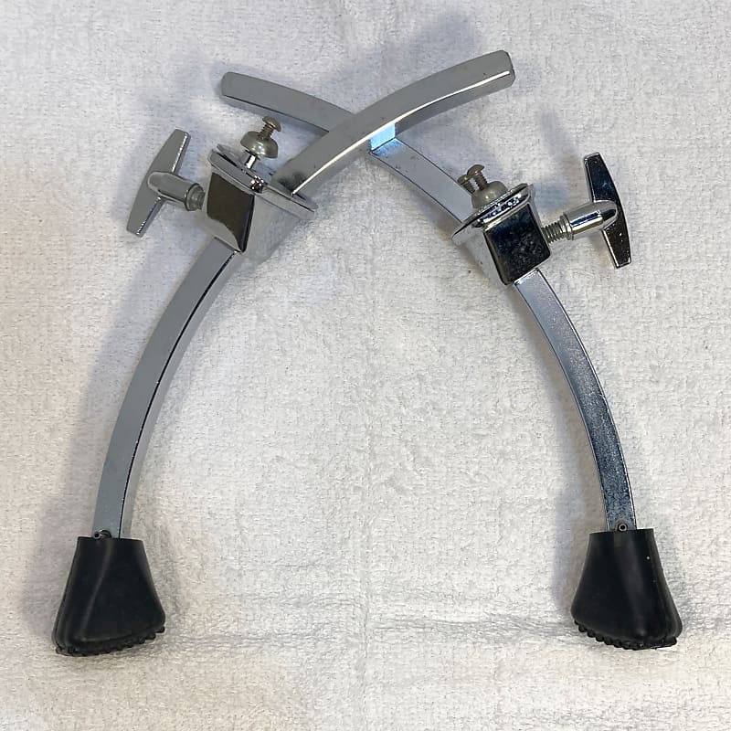 Ludwig 90's LC1308SP Curved Bass Drum Spurs (2) FREE | Reverb