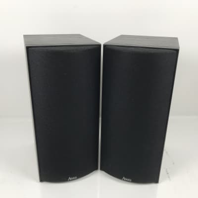 Atlantic technology speakers pair 2200 lr Piano black | Reverb