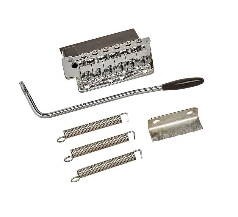 Grover 500C Electric Guitar Tremolo Bridge - Chrome | Reverb