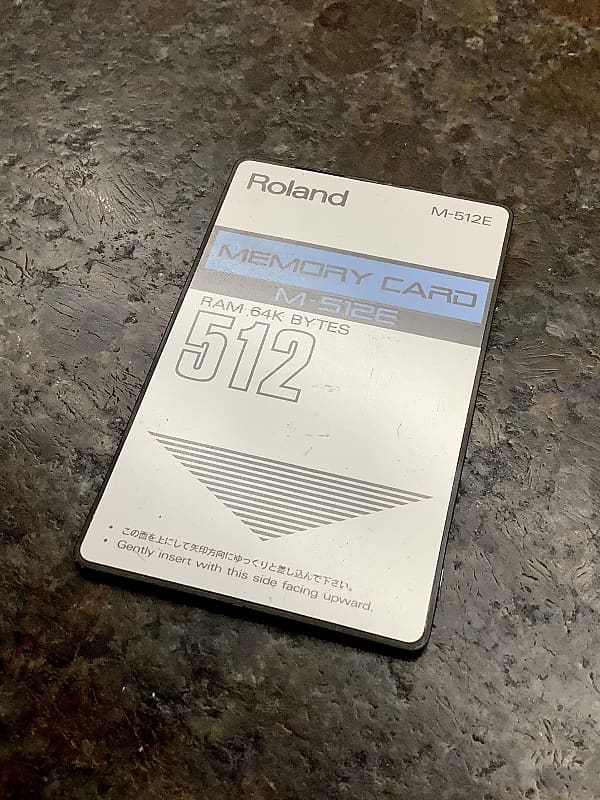 Roland M-512E memory card | Reverb