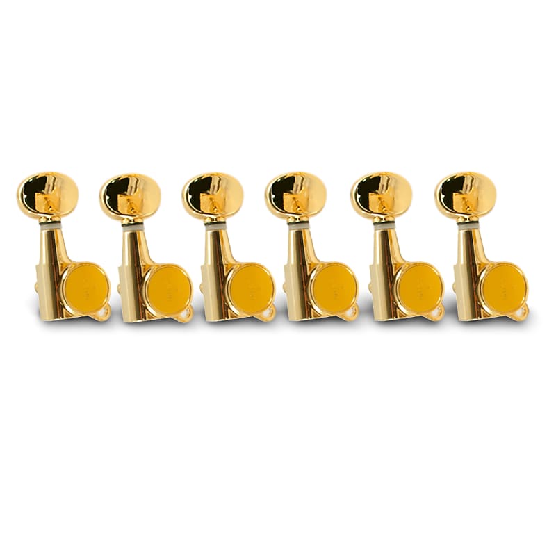 Gotoh 6 In Line Locking Tuning Machines Gold | Reverb