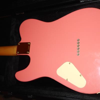 Schecter PT Telecaster 1984 - Pink/White | Reverb