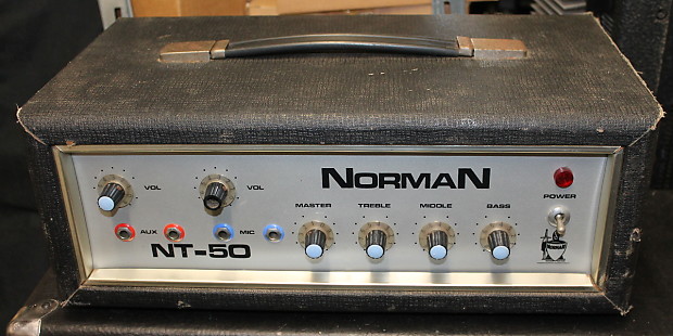 Norman NT50, Vintage 50W Amplifier Head | Reverb
