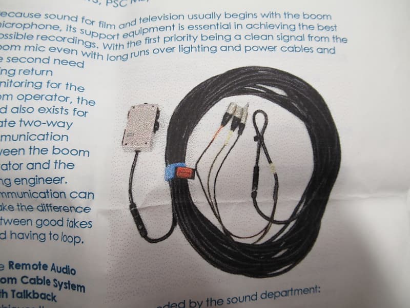 Remote Audio duplex boom cable | Reverb
