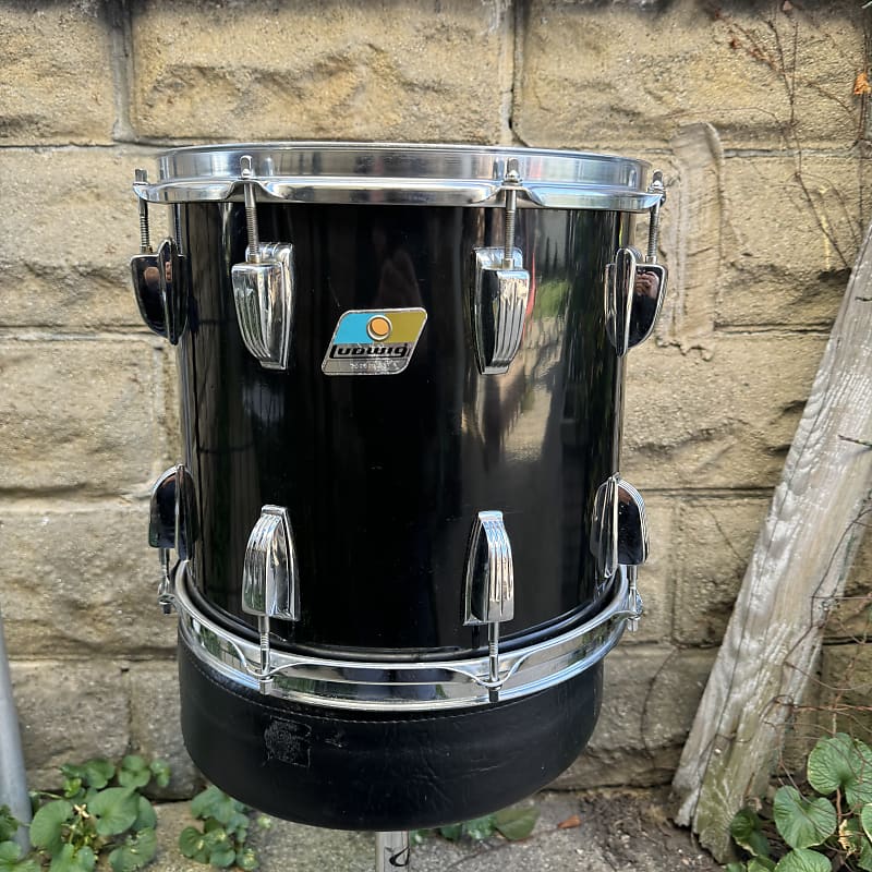 12” x 11” Black Cortex Ludwig Power Tom | Reverb