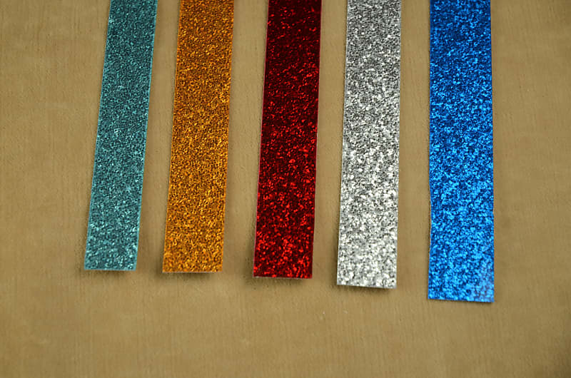 Delmar Sparkles drum wrap bass drum hoop inlays for 2 hoops | Reverb