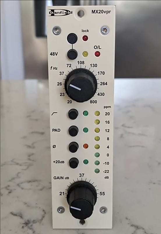 Danfield Audio MX20vpr 500 Series Preamp - Cream | Reverb UK