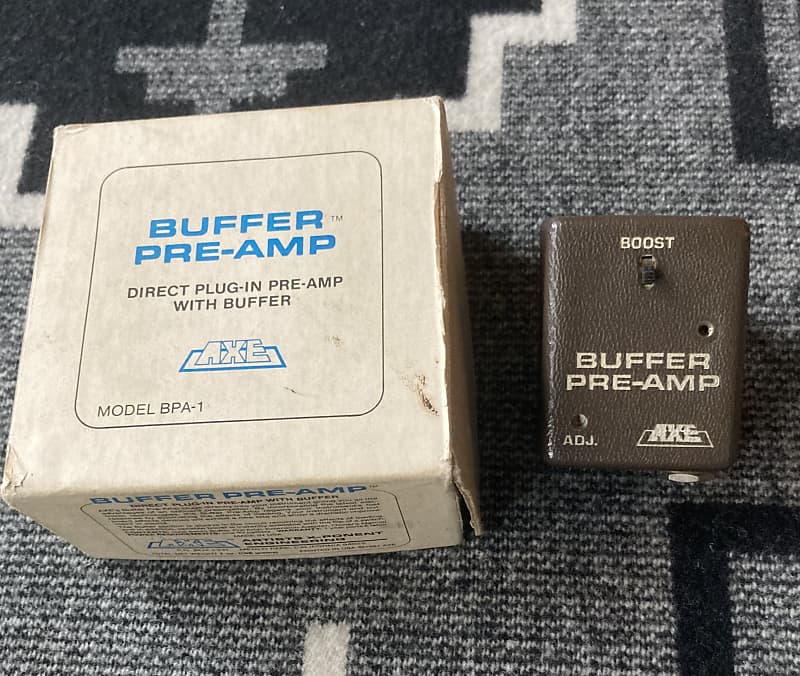 1982 AXE Buffer Pre-Amp BPA-1 w/ box and manual | Reverb