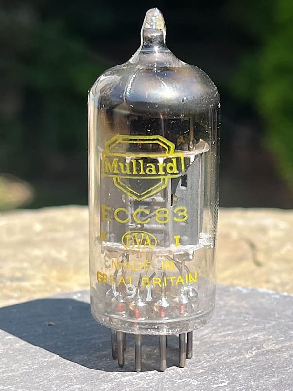 Vintage 1963 Mullard ECC83 / 12AX7 preamp valve / tube | Reverb