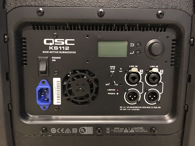 QSC KS112 2000-watt 12" Active Subwoofer | Reverb