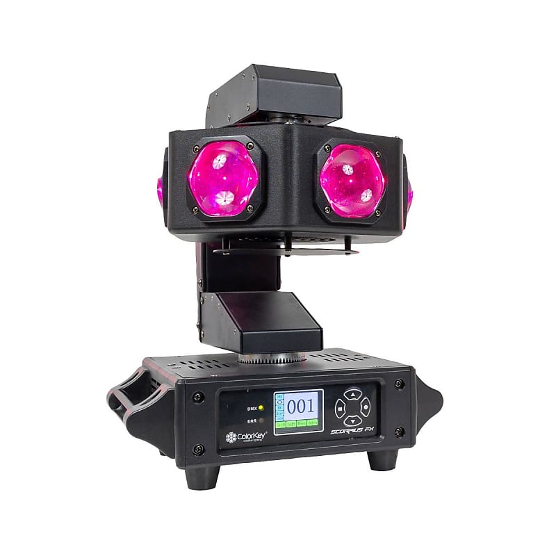 ColorKey CKU-1074 Scorpius FX 4-in-1 RGBW LED Moving Head | Reverb