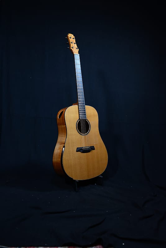 2019 Maestro Guitars Rosetta Dreadnought SB Western Red Cedar | Reverb