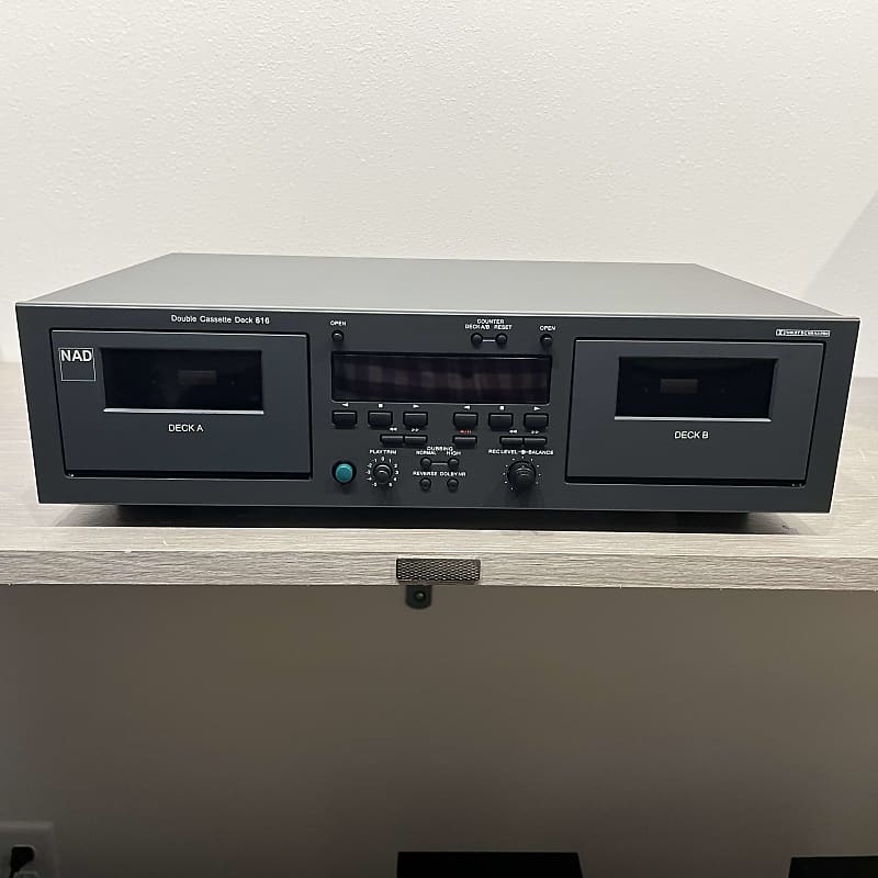 NAD 616 Dual Cassette Deck | Serviced & Tested | Reverb
