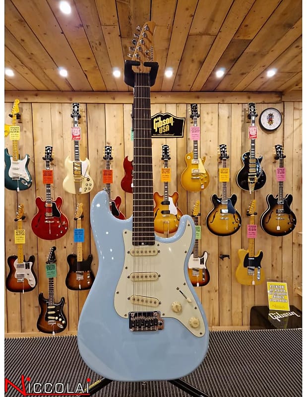 Schecter Nick Johnston Signature Traditional Sss Atomic Frost | Reverb