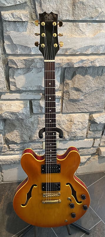 Hondo Model H-935-HS 1981 - Sunburst Hollow Body | Reverb
