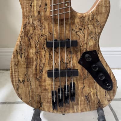 Kiesel JBM4 2020 - Spalted Maple top & matching headstock | Reverb