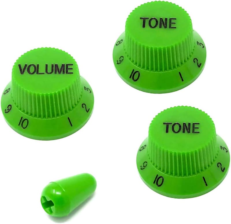 Guitar Control Knobs (1 Volume, 2 Tone, 1 Switch Tip) for | Reverb