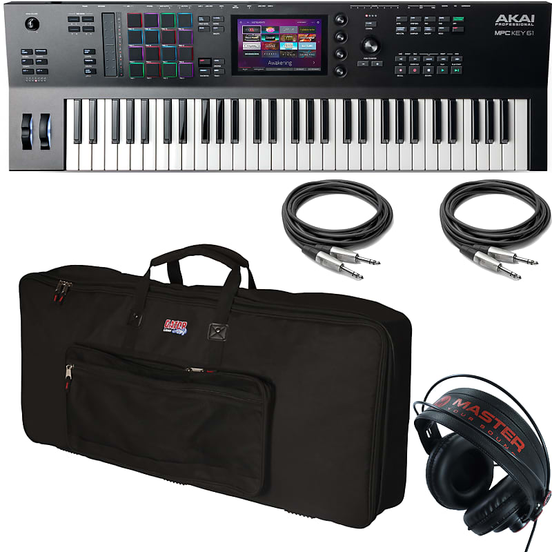 Akai Professional MPC Key 61 Synthesizer Keyboard w/ Bag, | Reverb