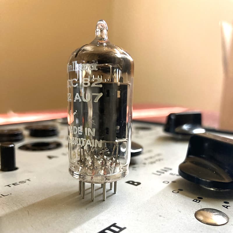 1956 Mullard Blackburn 12AU7/ECC82 Tube - Square Getter - | Reverb