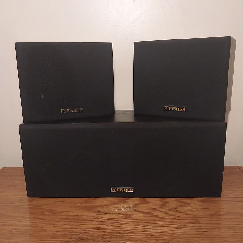 =Free Shipping= Fisher 3 Piece Speaker System WS-R424 & | Reverb