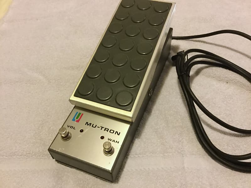 Mu-Tron C-200 Wah Volume pedal 1970s - Silver | Reverb
