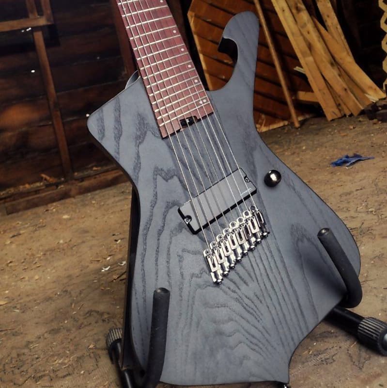 Custom 8 String Ice Man Ibanez Neck Lundgren M8 | Reverb