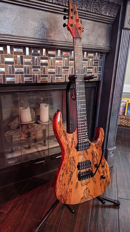 Kiesel DC6x 2019 Upgraded Spalted Maple | Reverb