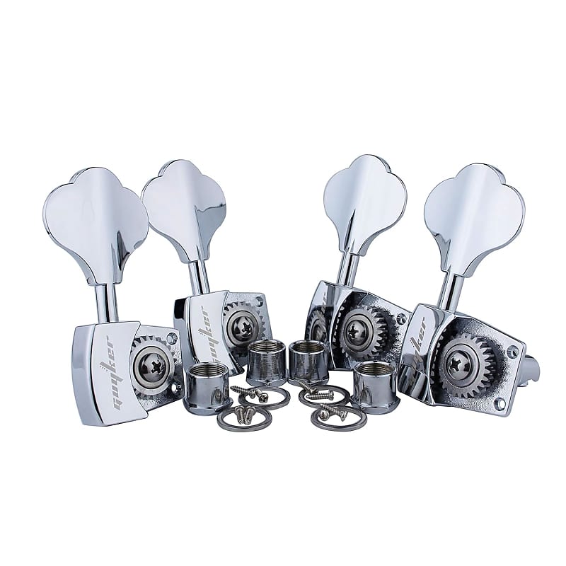 Bass Tuners (6 For Right) - 1:26 Ratio Open Gear Tuning Key | Reverb