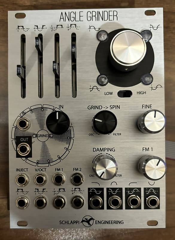 Schlappi Engineering Angle Grinder - Silver | Reverb