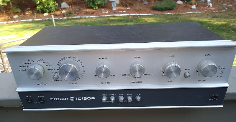Vintage Crown IC 150A Solid-State Pre-Amp | Reverb