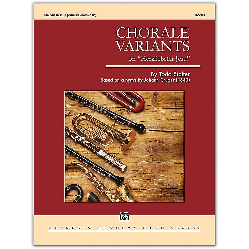 Alfred Chorale Variants Conductor Score 4 (Medium Difficult) | Reverb