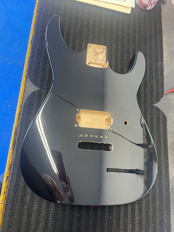 Warmoth Soloist body 2017 - Black | Reverb