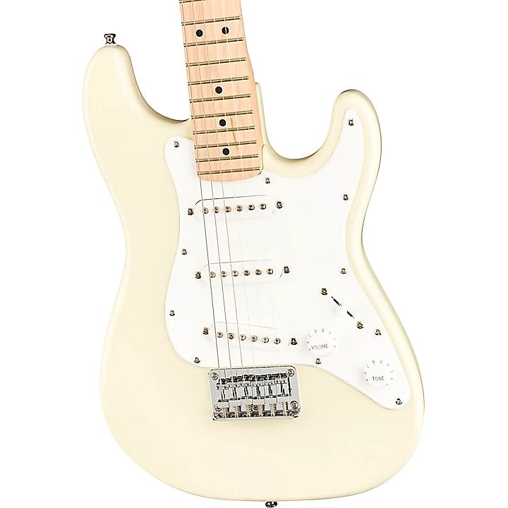 Squier Mini Stratocaster - Limited edition Olympic White, | Reverb