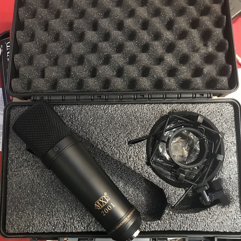 MXL 2001 Condenser Microphone with U87 mod 2000s Matte Black | Reverb